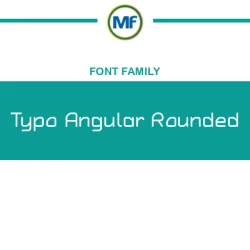 Typo Angular Rounded Bold: Free Font Download | MaisFontes