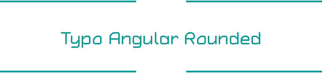 Typo Angular Rounded Bold: Free Font Download | MaisFontes
