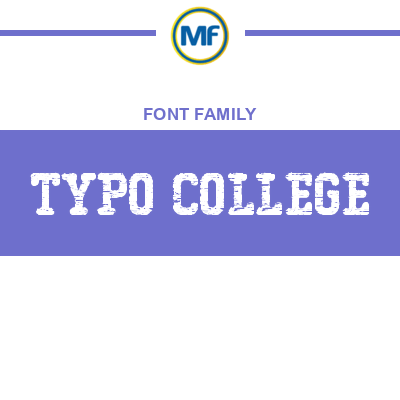 Typo College Font Family: Download Free | MaisFontes