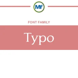Typo Regular: Free Font Download | MaisFontes