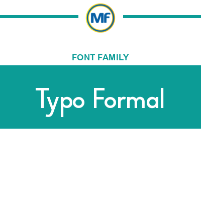 Typo Formal Font Family: Download Free | MaisFontes