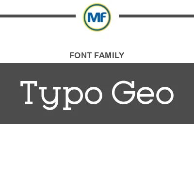 Typo Geo Font Family: Download Free | MaisFontes