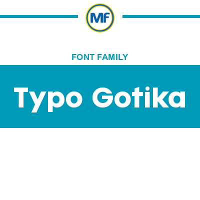 Typo Gotika Font Family: Free Download | MaisFontes