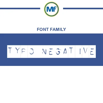 Typo Negative Font Family: Download Free | MaisFontes
