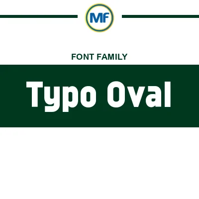 Typo Oval Font Family: Free Download | MaisFontes