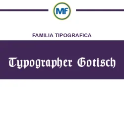 Typographer Gotisch A: Descargar Fuente Gratis | MaisFontes
