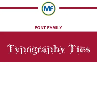 Typography Ties Font Family: Download Free | MaisFontes
