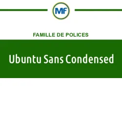 Ubuntu Sans Condensed SemiBold Italic: Téléchargement de Police Gratuit ...