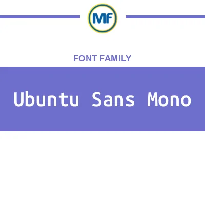 Ubuntu Sans Mono Font Family: Free Download (Google Fonts) | MaisFontes