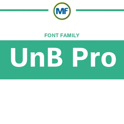 UnB Pro Font Family: Download Free | MaisFontes