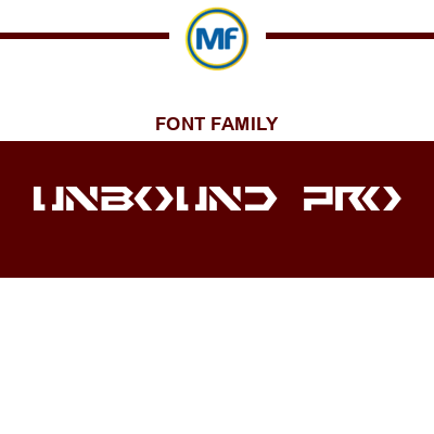 Unbound Pro Font Family: Download Free | MaisFontes
