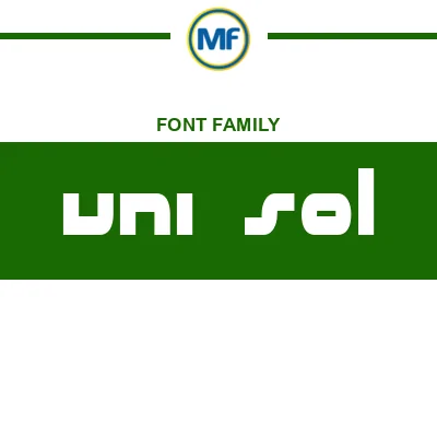 Uni Sol Font Family: Download Free | MaisFontes