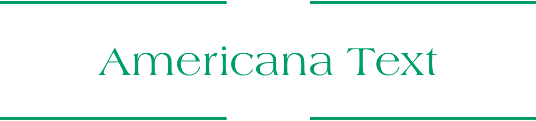 Americana Text Extended Bold: Free Font Download | MaisFontes