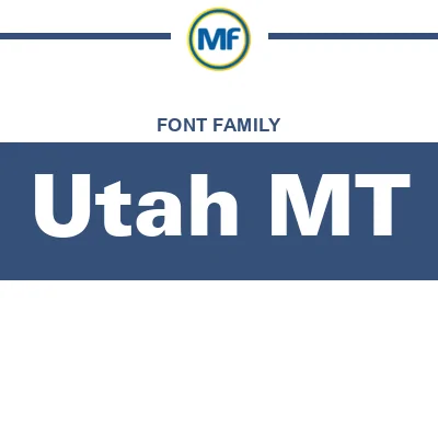 Utah MT Font Family: Download Free | MaisFontes