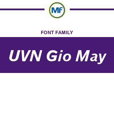 UVN Gio May Font Family: Download Free | MaisFontes