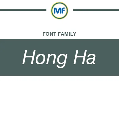 Hong Ha Font Family: Download Free | MaisFontes