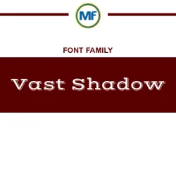 Vast Shadow: Free Font Download | MaisFontes