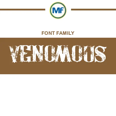 Venomous Font Family: Download Free | MaisFontes