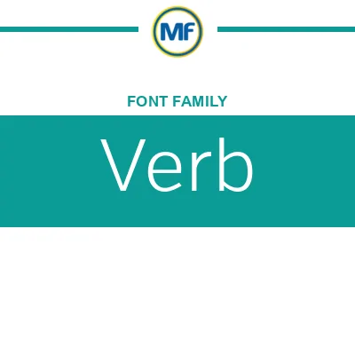 Verb Font Family: Free Download | MaisFontes