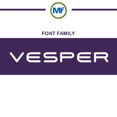 Vesper Font Family: Download Free | MaisFontes