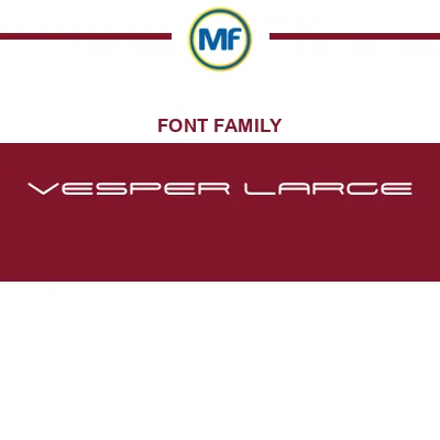 Vesper Large Font Family: Download Free | MaisFontes