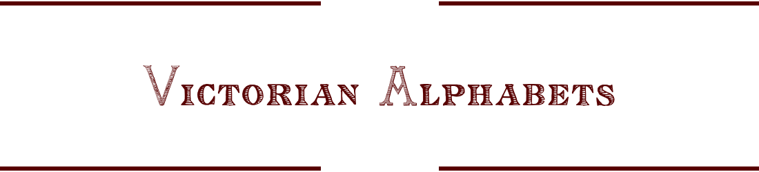 Victorian Alphabets A Regular: Download Free Font | MaisFontes