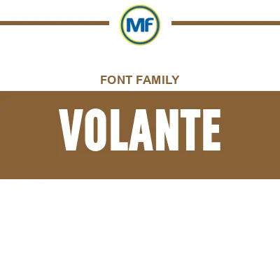 Volante Font Family: Download Free | MaisFontes