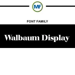 Walbaum Display: Free Font Download | MaisFontes