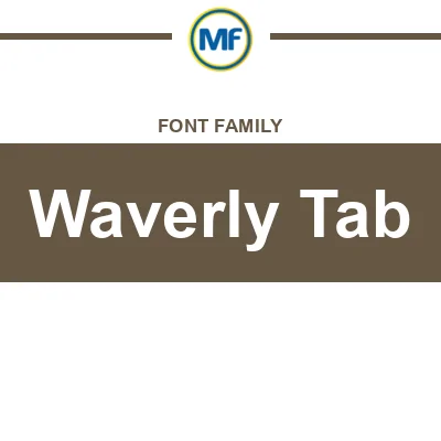Waverly Tab Font Family: Download Free | MaisFontes