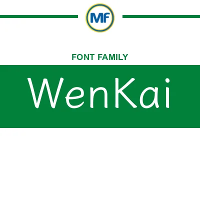 WenKai Font Family: Download Free (Google Fonts) | MaisFontes