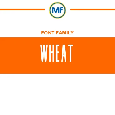 Wheat Font Family: Free Download | MaisFontes