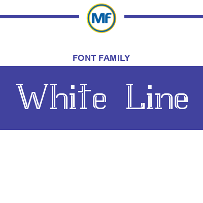 White Line Font Family: Free Download | MaisFontes
