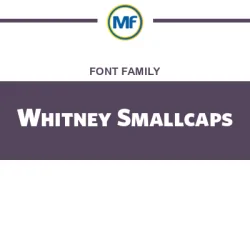 Whitney Smallcaps Book Font: Free Download | MaisFontes