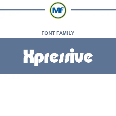 Xpressive Font Family: Free Download | MaisFontes