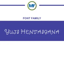 Yuji Hentaigana Akari Regular: Free Font Download | MaisFontes