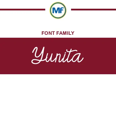 Yunita Font Family: Download Free | MaisFontes