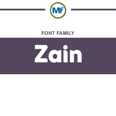 Zain Font Family: Free Download (Google Fonts) | MaisFontes