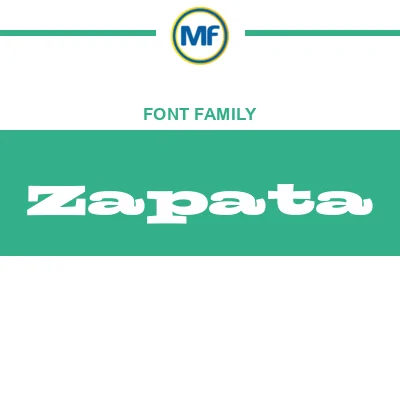 Zapata Font Family: Download Free | MaisFontes