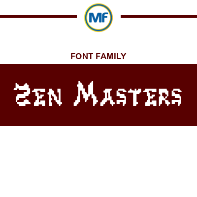 Zen Masters Font Family: Download Free | MaisFontes