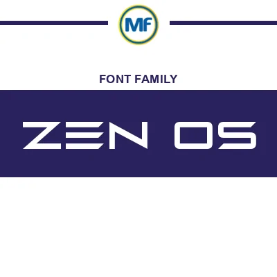 Zen Os Font Family: Download Free | MaisFontes