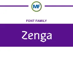 Zenga ExtraBold Font: Free Download | MaisFontes