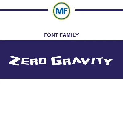 Zero Gravity Font Family: Download Free | MaisFontes