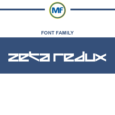 Zeta Redux Font Family: Free Download | MaisFontes