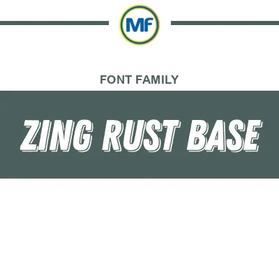 Zing Rust Base Font Family: Download Free | MaisFontes