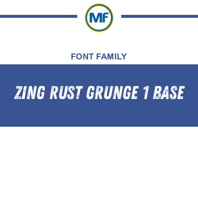 Zing Rust Grunge 1 Base Font Family: Download Free | MaisFontes