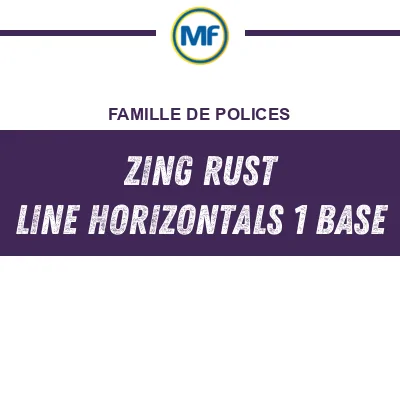 Zing Rust Line Horizontals 1 Base Famille de Polices: Téléchargement ...