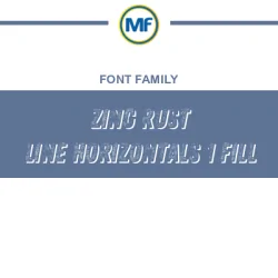 Zing Rust Line Horizontals 1 Fill: Free Font Download | MaisFontes