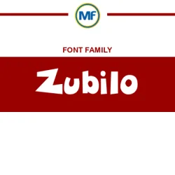 Zubilo Black: Download Free Font | MaisFontes