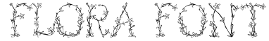 Flora: Free Font Download | MaisFontes