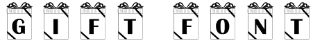 Gift: Free Font Download | MaisFontes